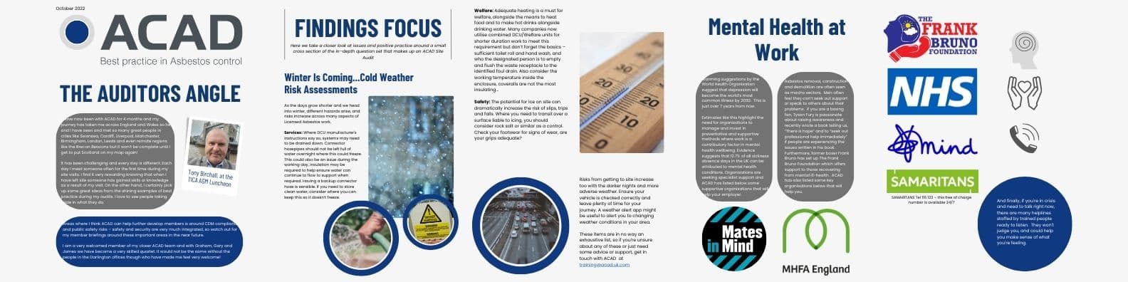 ACAD's October Audit Newsletter is here!